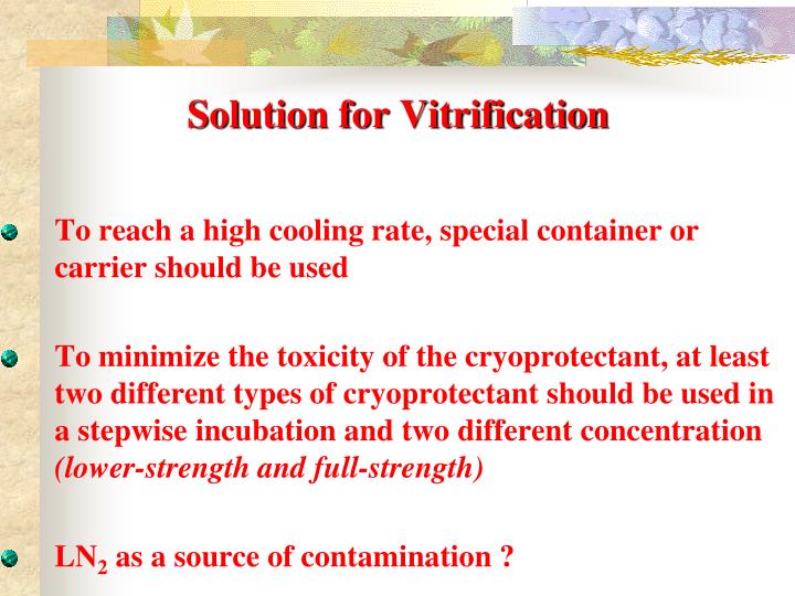 PPT - Vitrification in ART PowerPoint Presentation - ID:2278346