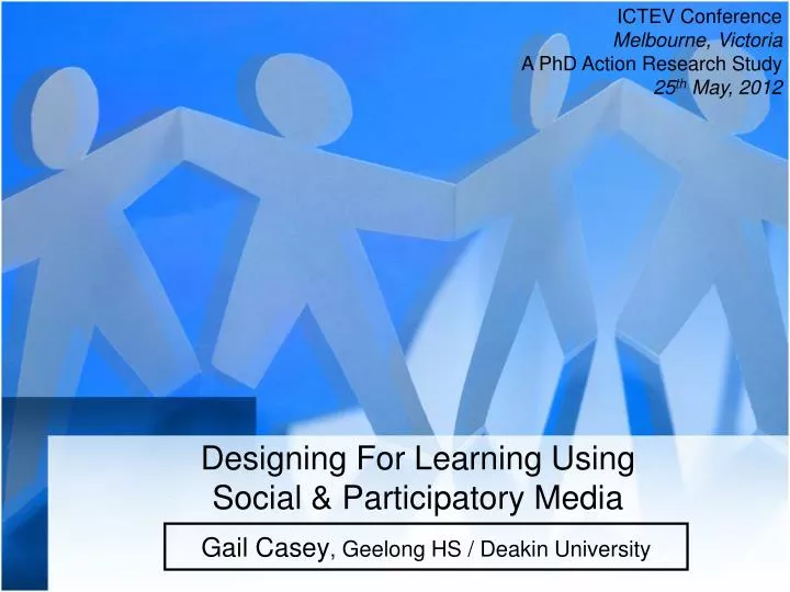 PPT - Designing For Learning Using Social & Participatory Media ...