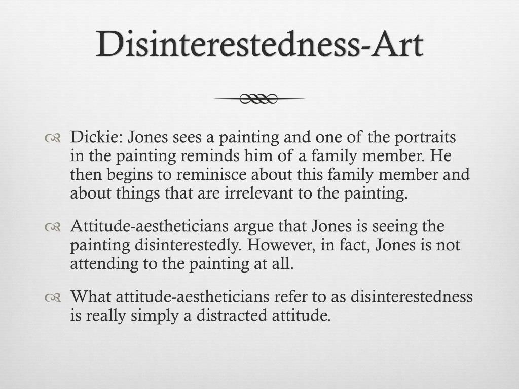 PPT - A Critique of the Aesthetic Attitude PowerPoint Presentation ...