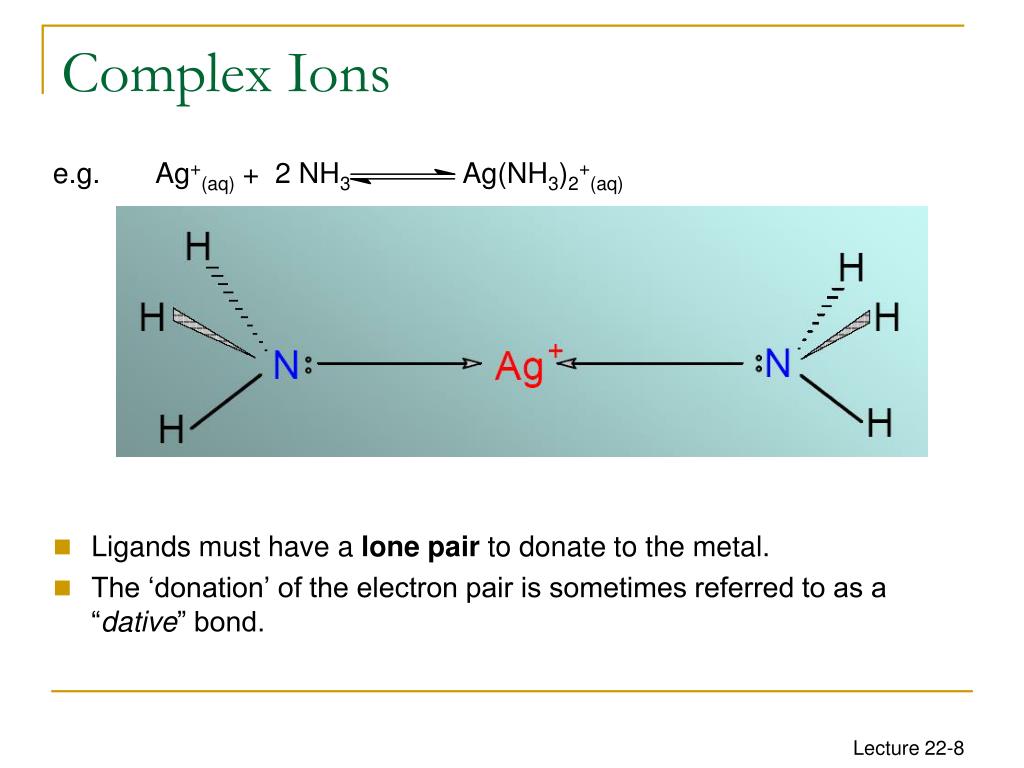 PPT - CHEM1612 - Pharmacy Week 8 : Complexes I PowerPoint Presentation ...
