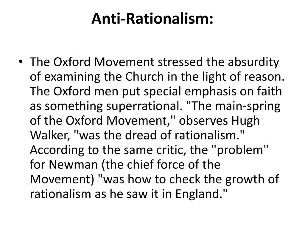 PPT - The Oxford Movement in English Literature PowerPoint Presentation ...
