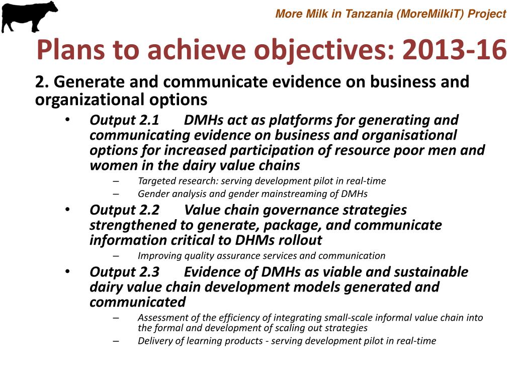 PPT - Tanzania Dairy Value Chain Coordination Meeting PowerPoint ...