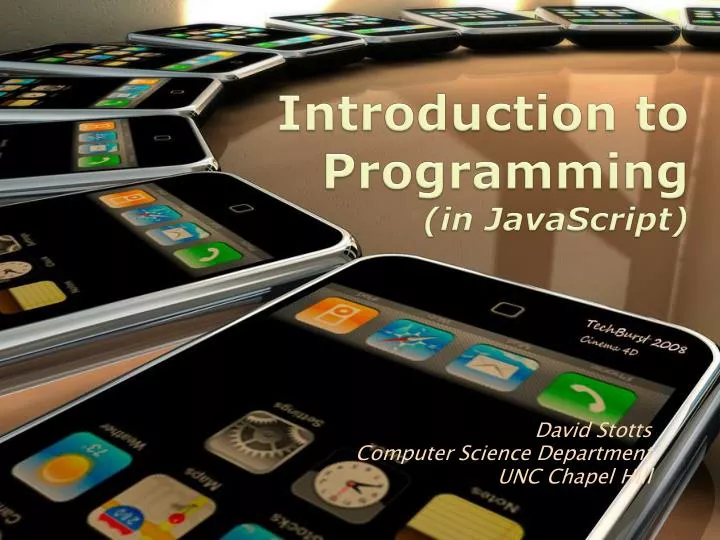 PPT - Introduction to Programming (in JavaScript) PowerPoint ...