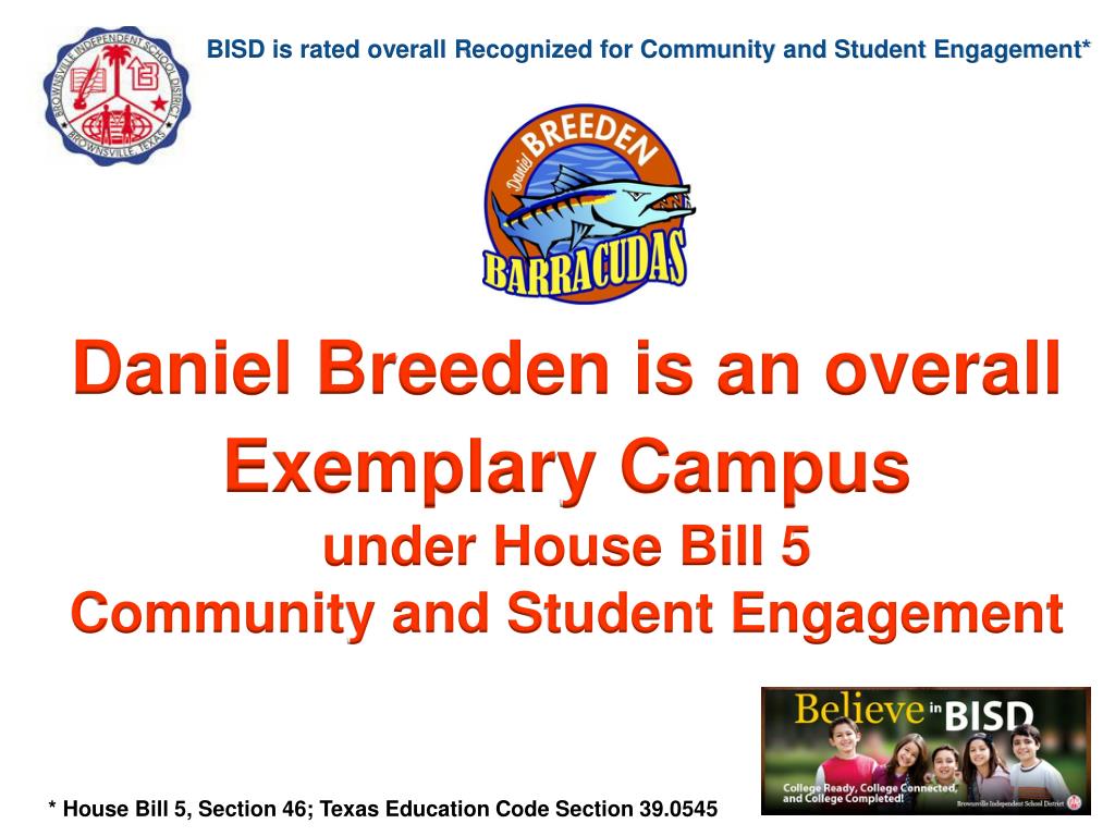 PPT - Daniel Breeden Elementary: Exemplary Campus for Community ...