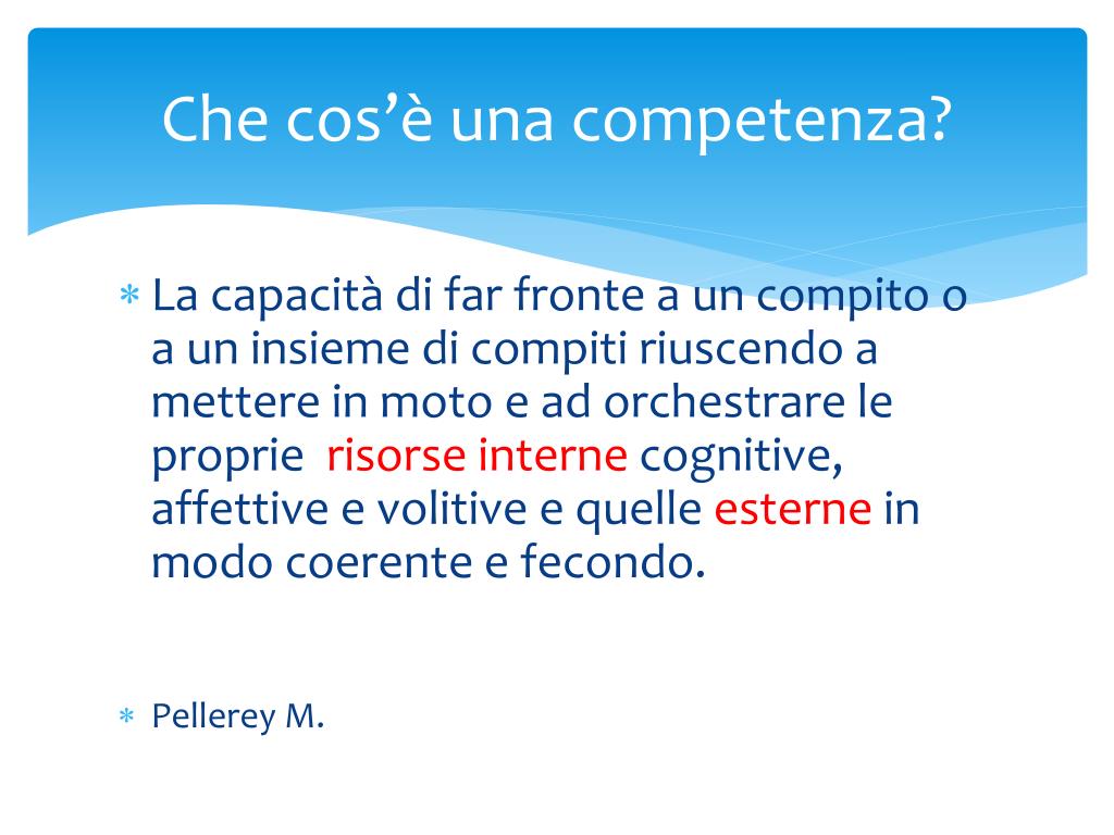 PPT - Didattica per competenze: quali strategie in classe PowerPoint ...