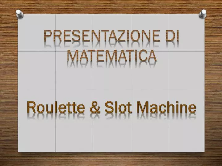 PPT - Roulette & Slot Machine PowerPoint Presentation, free download ...