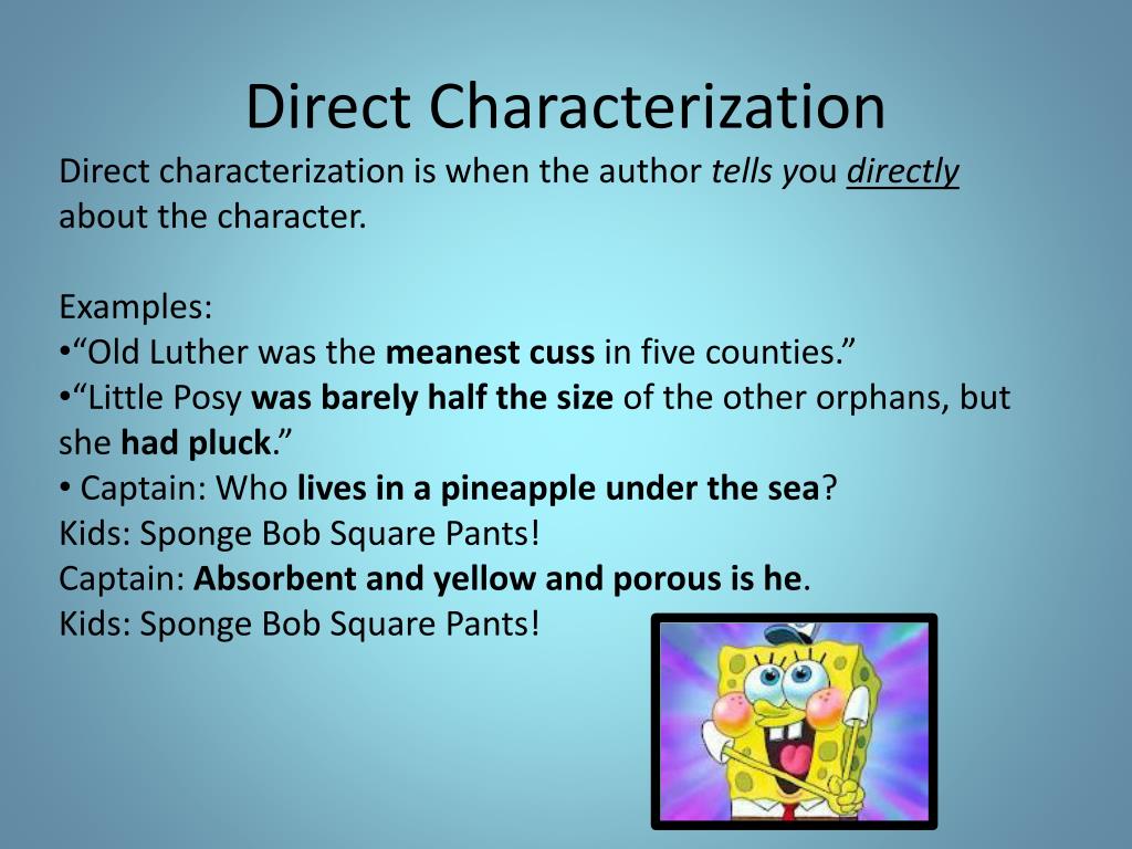 What Is An Example Of Characterization Images And Photos Finder What Is An Example Of Characterization Images And Photos Finder