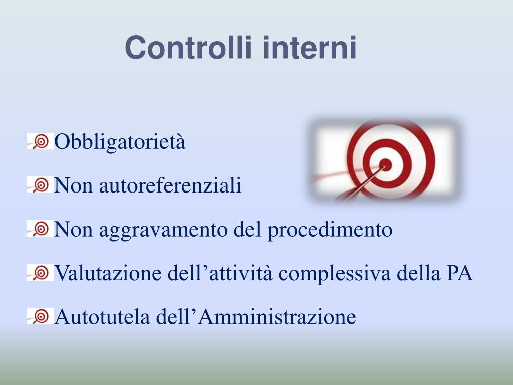 PPT - I controlli di regolarità amministrativa e contabile PowerPoint ...