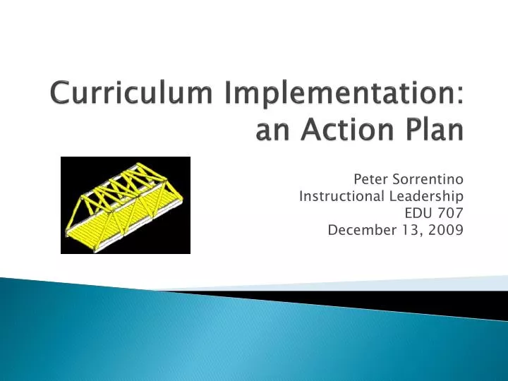 PPT - Curriculum Implementation: an Action Plan PowerPoint Presentation ...
