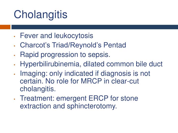Cholangitis Triad