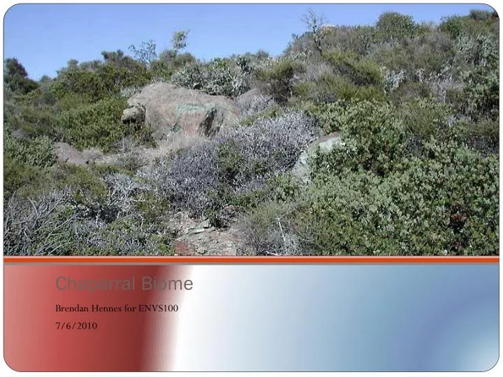 PPT - Chaparral Biome PowerPoint Presentation, free download - ID:2282686