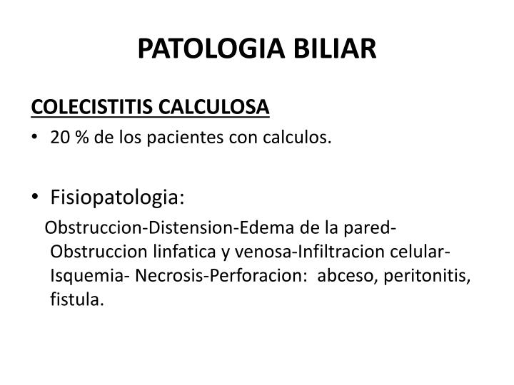 PPT - PATOLOGIA DE VESICULA Y VIA BILIAR PowerPoint Presentation - ID ...