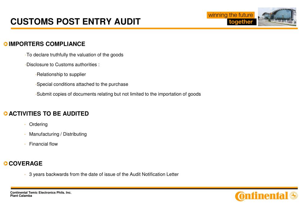 PPT - Plant Calamba Continental Temic Electronics ( Phils .), Inc ...