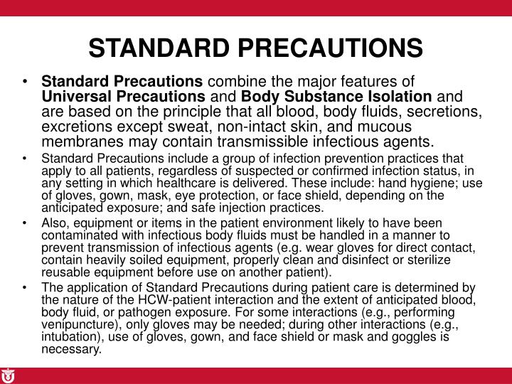 PPT - Infection Prevention & Control Language and Precaution Sign ...