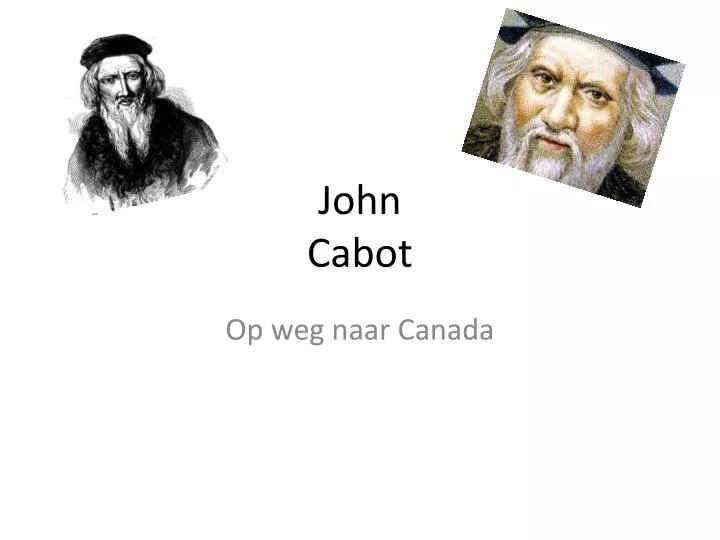 PPT - John Cabot PowerPoint Presentation, free download - ID:2283500