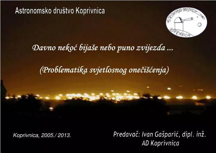 PPT - Naslovnica PowerPoint Presentation, free download - ID:2283746