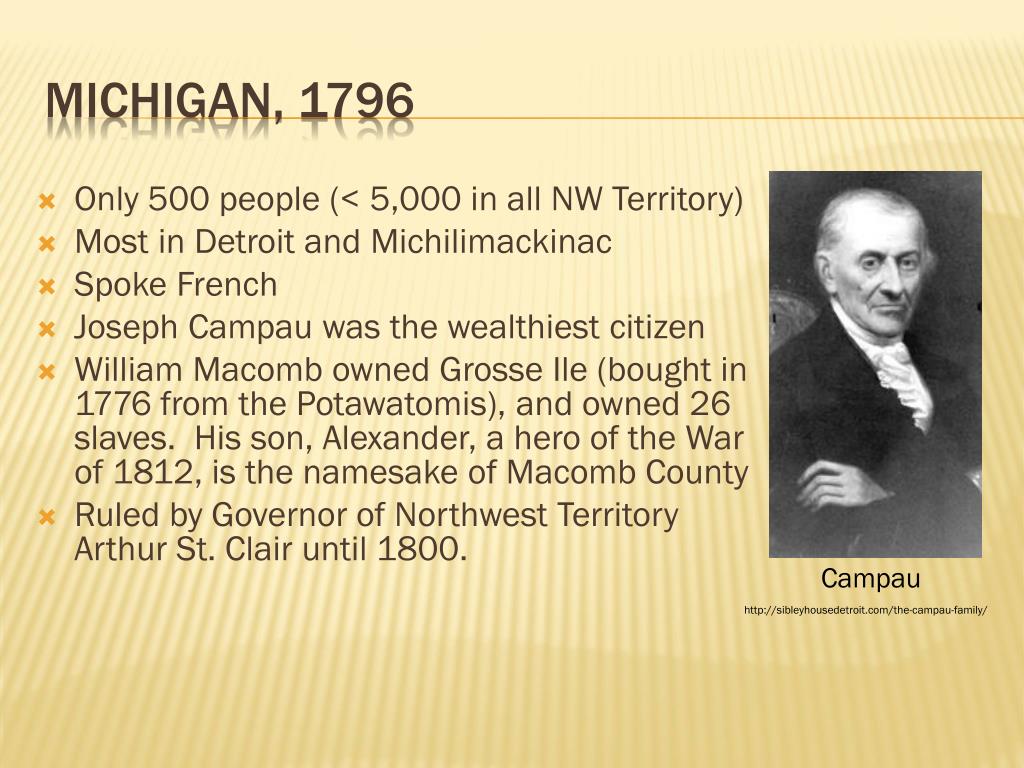 PPT - Early American Detroit 1787-1820 PowerPoint Presentation, free ...