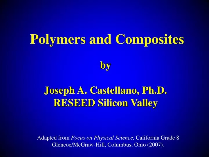 PPT - Polymers and Composites PowerPoint Presentation, free download ...