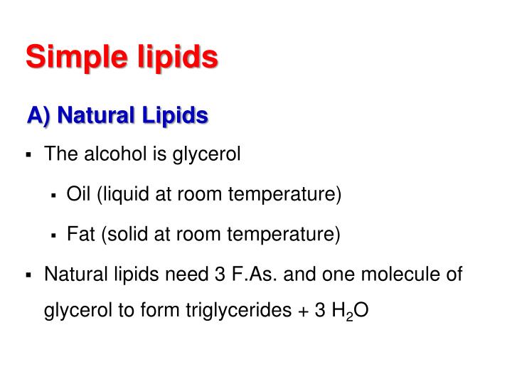 Simple Lipid Molecule