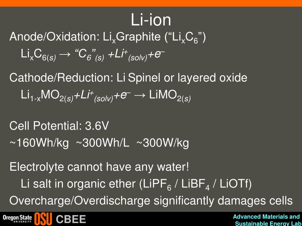 PPT - Electrochemical Energy Systems (Fuel Cells and Batteries ...