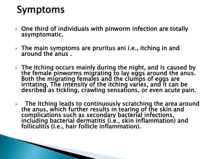 PPT - Pinworm PowerPoint Presentation - ID:2284557