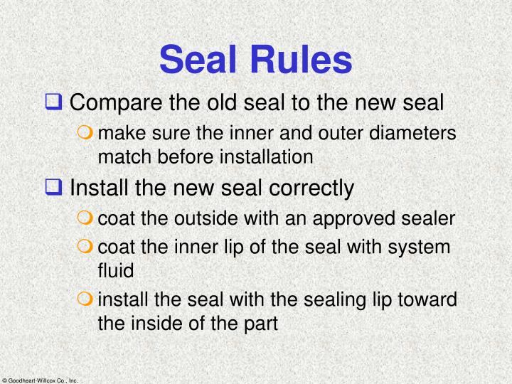 PPT - Fasteners, Gaskets, Seals, and Sealants PowerPoint Presentation ...