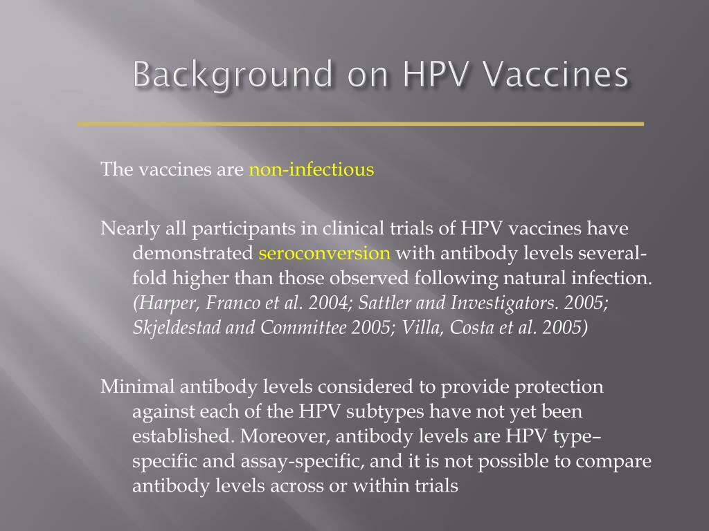 PPT - Human Papilloma Virus (HPV) Vaccine PowerPoint Presentation, free ...