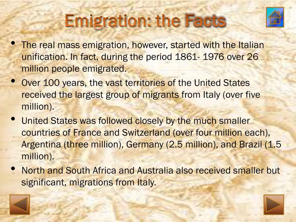 PPT - Italy as a country of Immigration PowerPoint Presentation, free ...