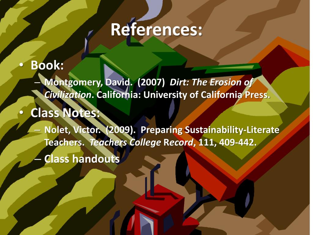 PPT - Dirt: The Erosion of Civilization by David Montgomery PowerPoint ...