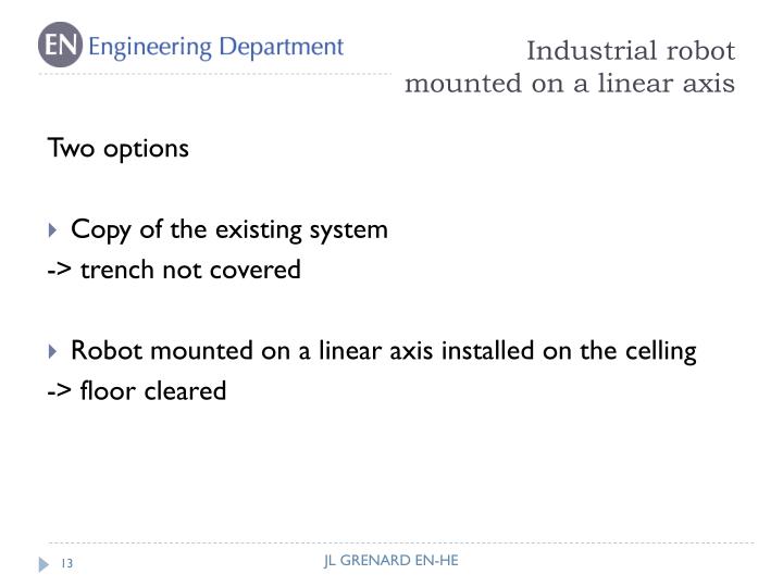 PPT - THE REPLACEMENT OF THE ISOLDE ROBOTS PowerPoint Presentation - ID ...