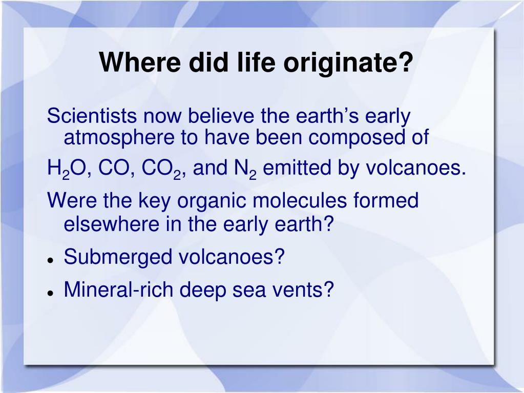 PPT - Origins of Life LACSSP presentation PowerPoint Presentation, free ...