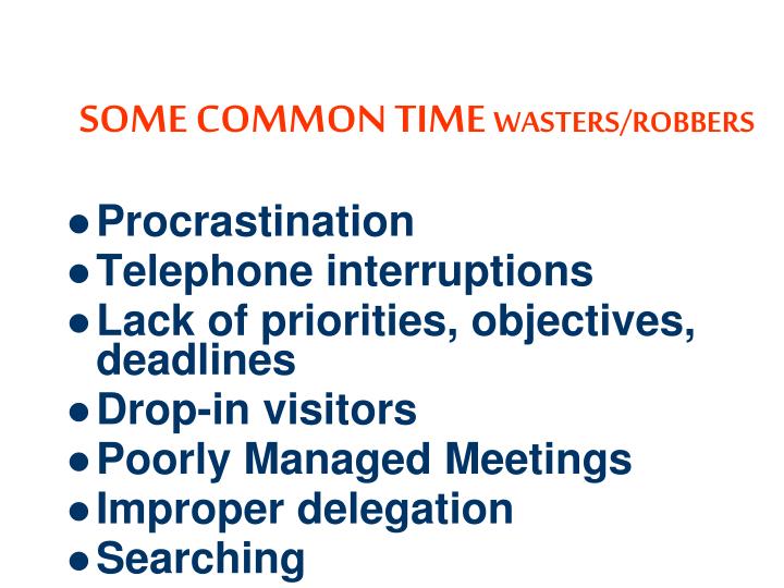 PPT - TIME MANAGEMENT PowerPoint Presentation - ID:2287672