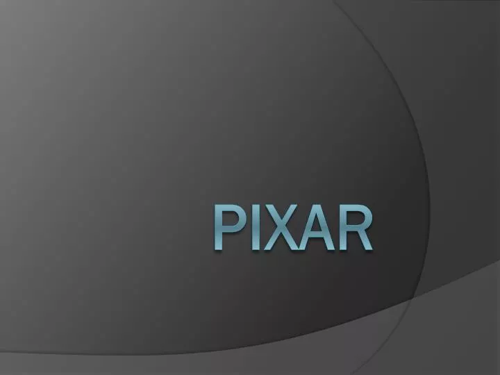 PPT - pixar PowerPoint Presentation, free download - ID:2287888