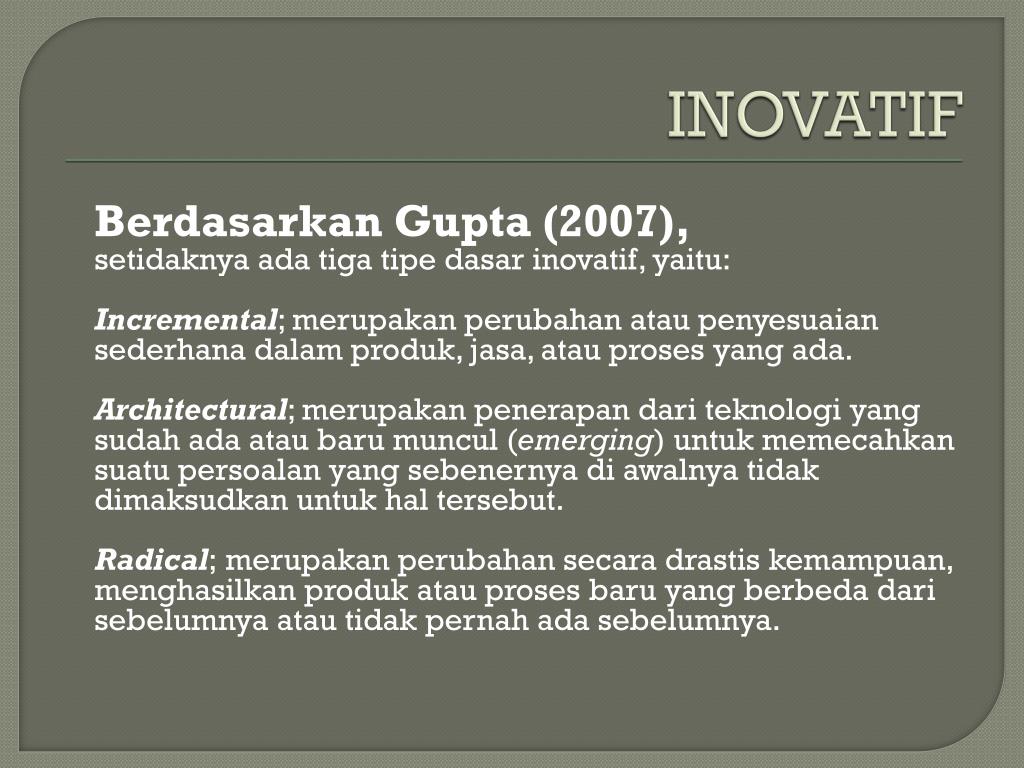 PPT - EFISIENSI, EFEKTIF, OPTIMAL INOVATIF, KREATIF, KOMPETITIF ...