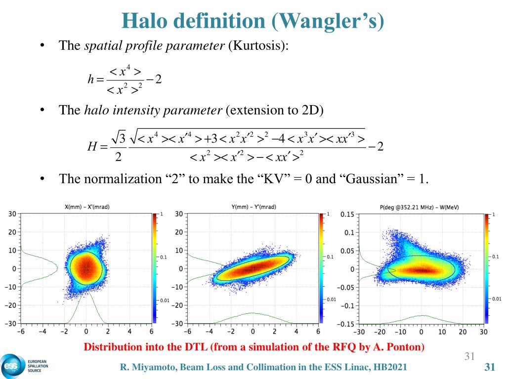 PPT - Beam Loss and Collimation in the ESS Linac Ryoichi Miyamoto ( ESS ...