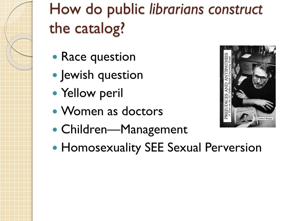 PPT - 245 00$aCataloging in public libraries /$ cpresentation by ...