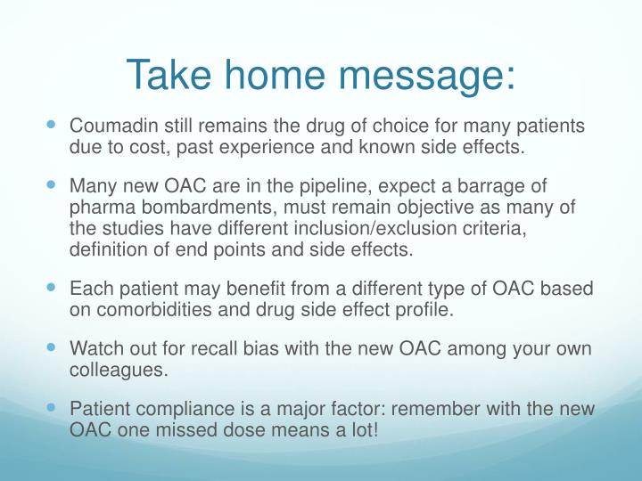 PPT - New Oral Anticoagulants: A Review PowerPoint Presentation - ID ...