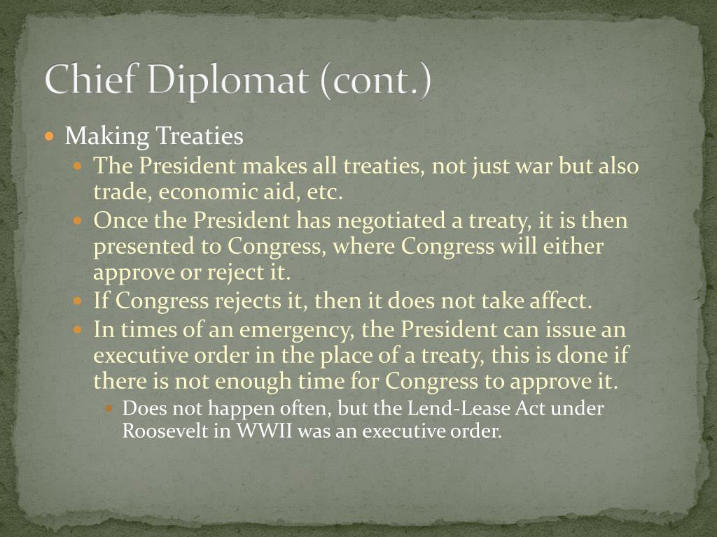 PPT - The Many Jobs of the Nation's President PowerPoint Presentation ...