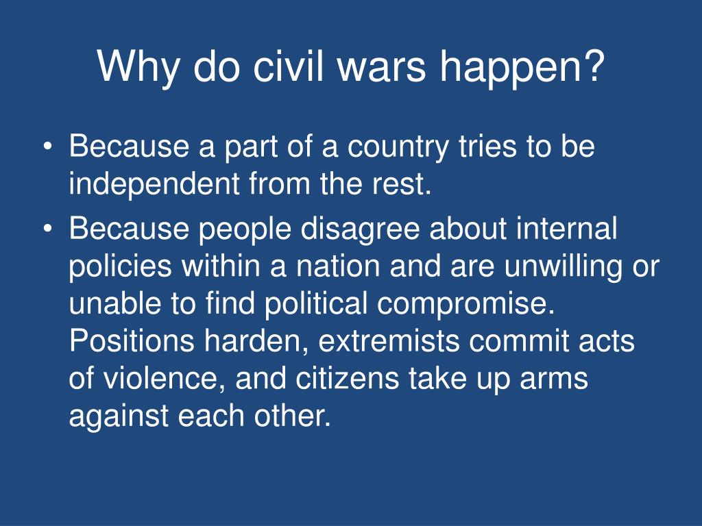 PPT - Civil Wars- Does foreign intervention intensify or relieve civil ...