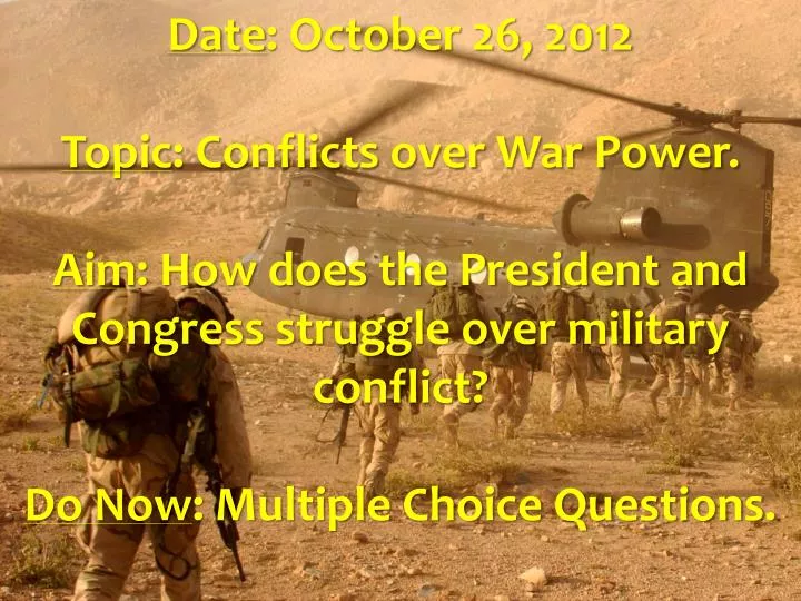 PPT - The War Powers Resolution PowerPoint Presentation, free download ...