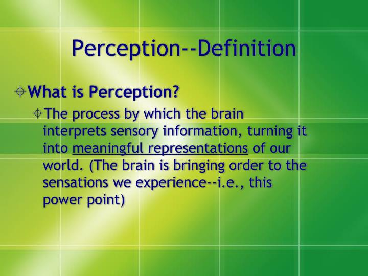 PPT - Basic Concepts of Sensation PowerPoint Presentation - ID:2290828