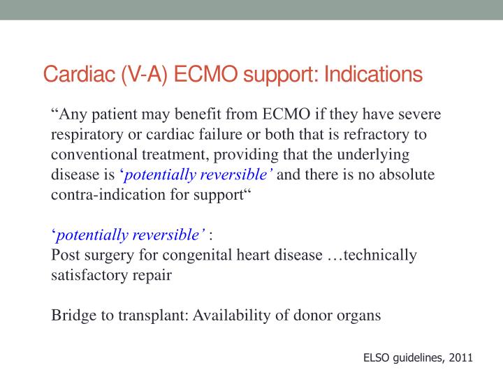 PPT - Cardiac ECMO PowerPoint Presentation - ID:2290904