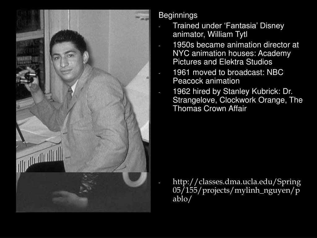 PPT - Pablo Ferro (1935- present) Father of Postmodern Title Design ...