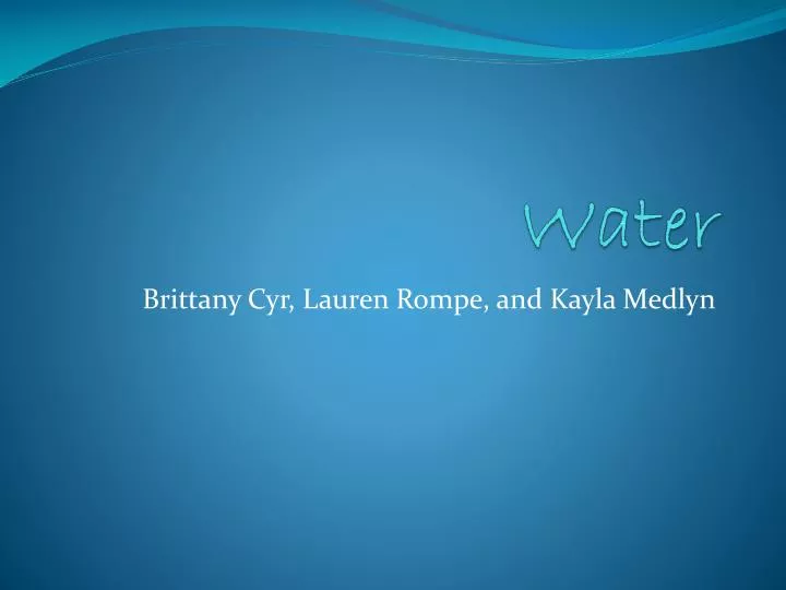 PPT - Water PowerPoint Presentation, free download - ID:2291175