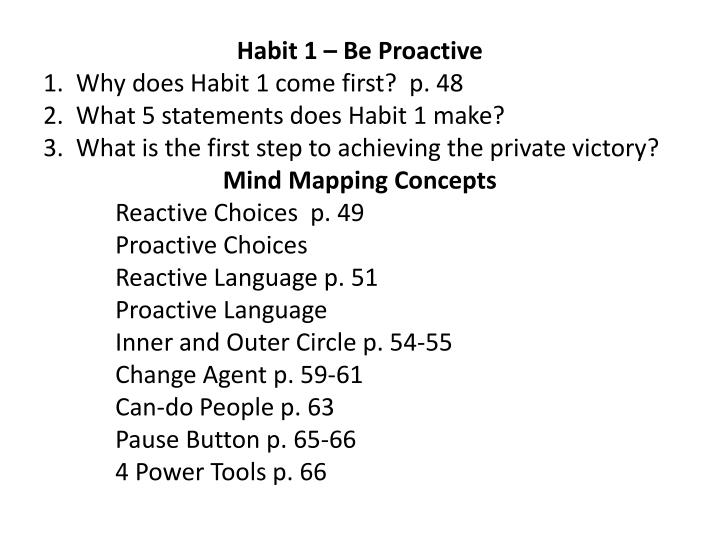 PPT - The 7 Habits of Highly Effective Teens Habits 1-7 Mind Mapping ...