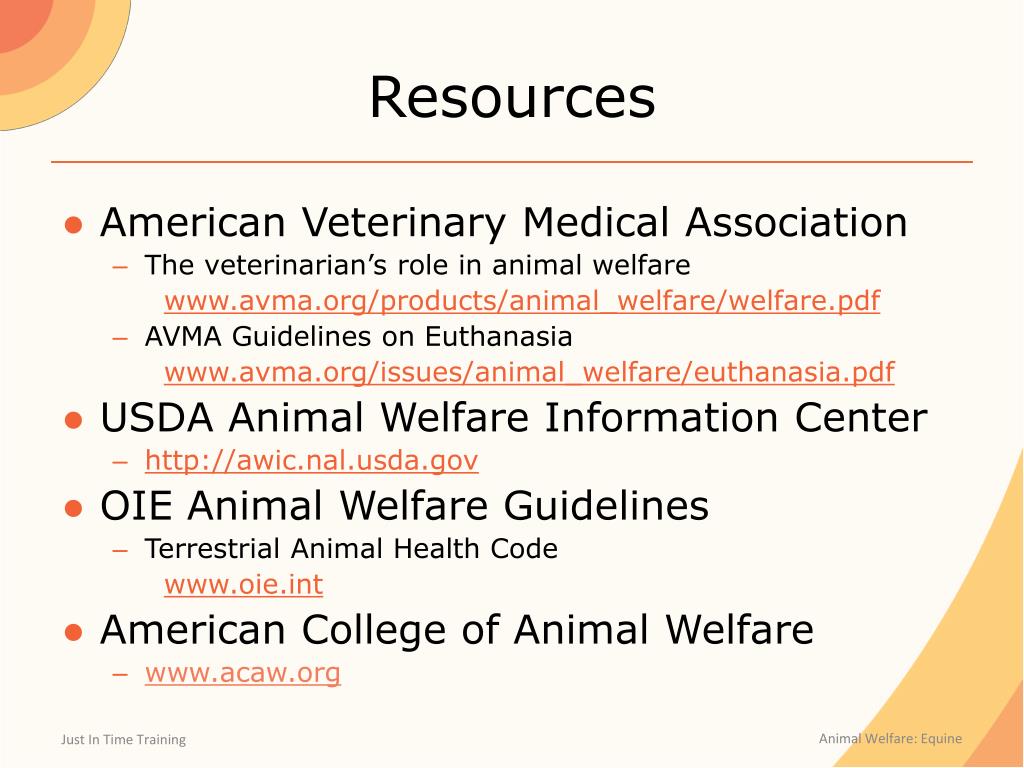 PPT - Animal Welfare During Animal Health Emergencies PowerPoint ...