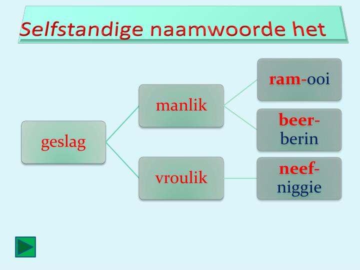 PPT - Woordsoorte In afrikaans PowerPoint Presentation - ID:2292274