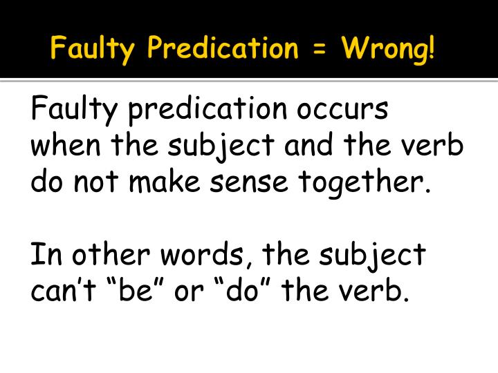 PPT - Faulty Predication Ahmed Alalawy Foad Nasser Victoria Banks ...