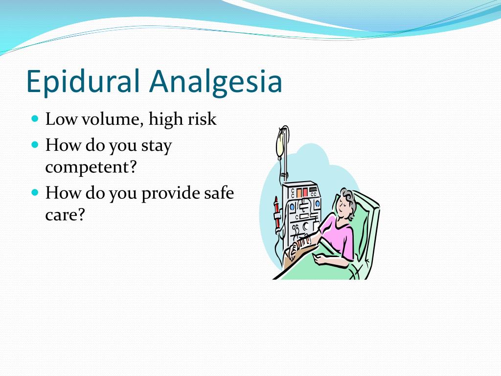 PPT - Acute Pain Management: Epidural Analgesia PowerPoint Presentation ...