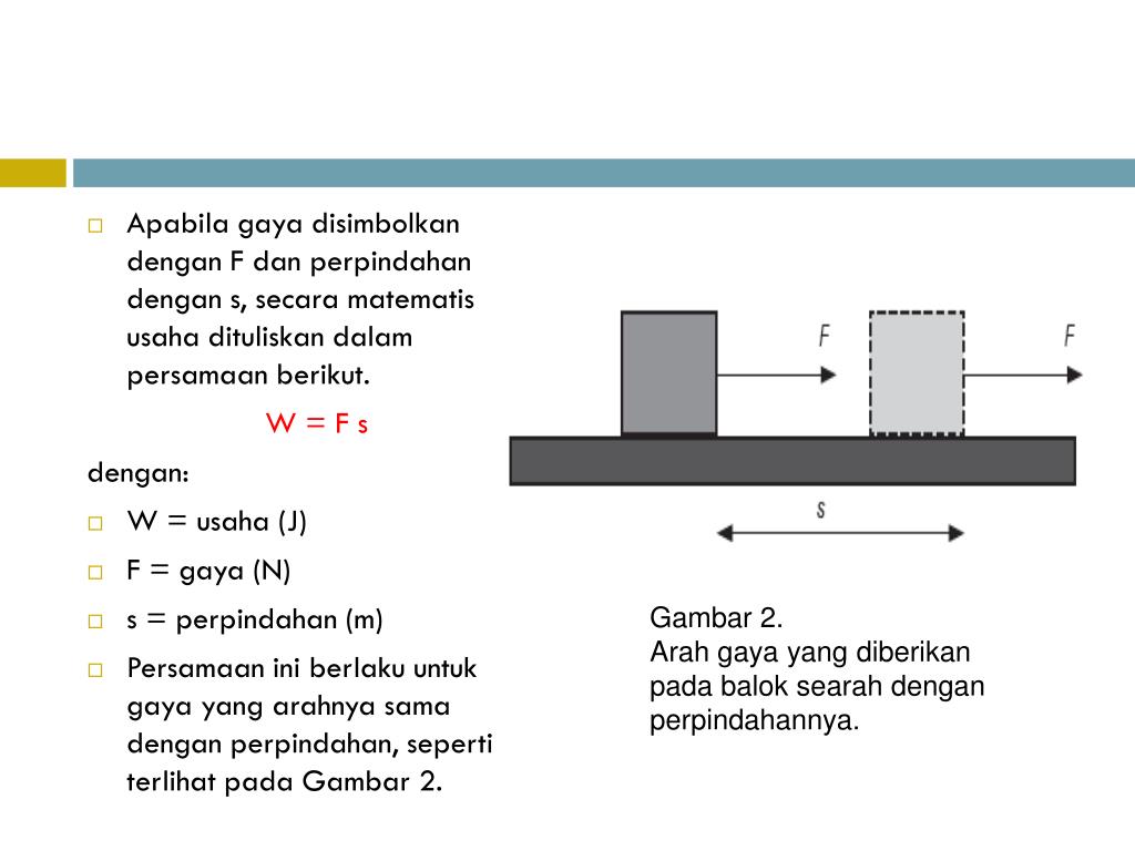 Ppt Energi Usaha Dan Daya Powerpoint Presentation Free Download
